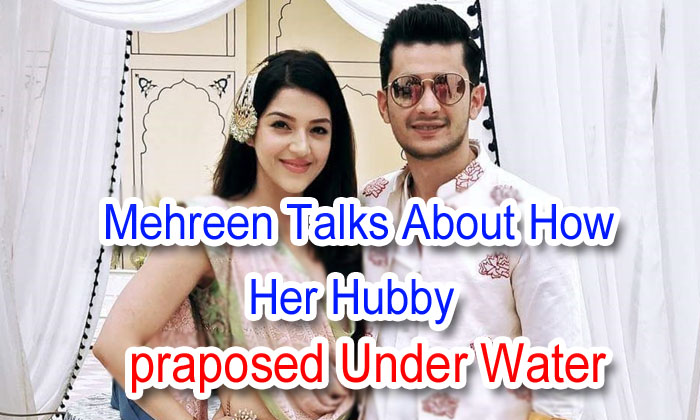 Mehreen Talks About How Her Hubby Proposed Under Water - Anil Ravipudi ...
