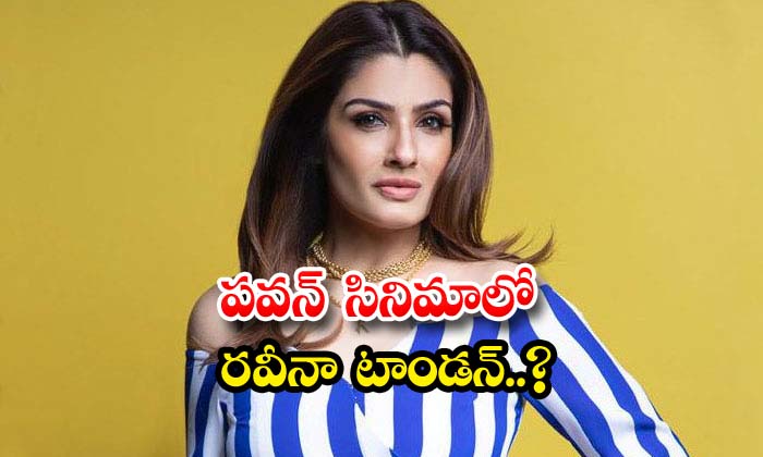 పవన్ సినిమాలో రవీనా టాండన్.. | Raveenaa Tandon In Powerstar Pawan ...