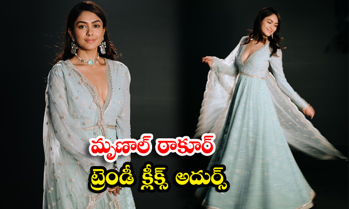 Gorgeous beauty Actress Mrunal Thakur cute poses melts our hearts ...