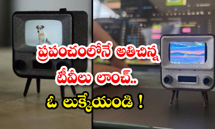 Tiny circuits smallest TVs : ప్రపంచంలోనే అతిచిన్న టీవీలు లాంచ్.. ఓ ...