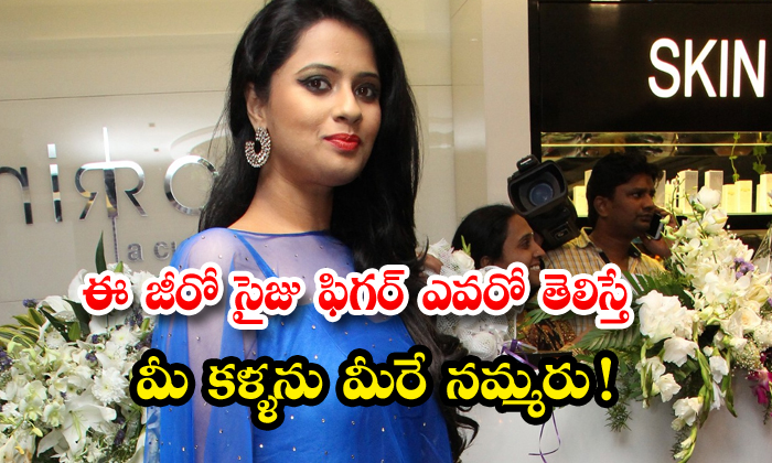 ఈ జీరో సైజు ఫిగర్ ఎవరో తెలిస్తే మీ కళ్ళను మీరే నమ్మరు