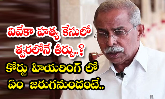 వివేకా హత్యకేసులో త్వరలోనే తీర్పు.. కోర్టు హియరింగ్ లో ఏం జరుగనుందంటే ...