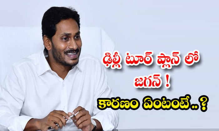 ఢిల్లీ టూర్ ప్లాన్ లో జగన్ కారణం ఏంటంటే .. | Jagan In Delhi Tour Plan What Is The Reason Details ...