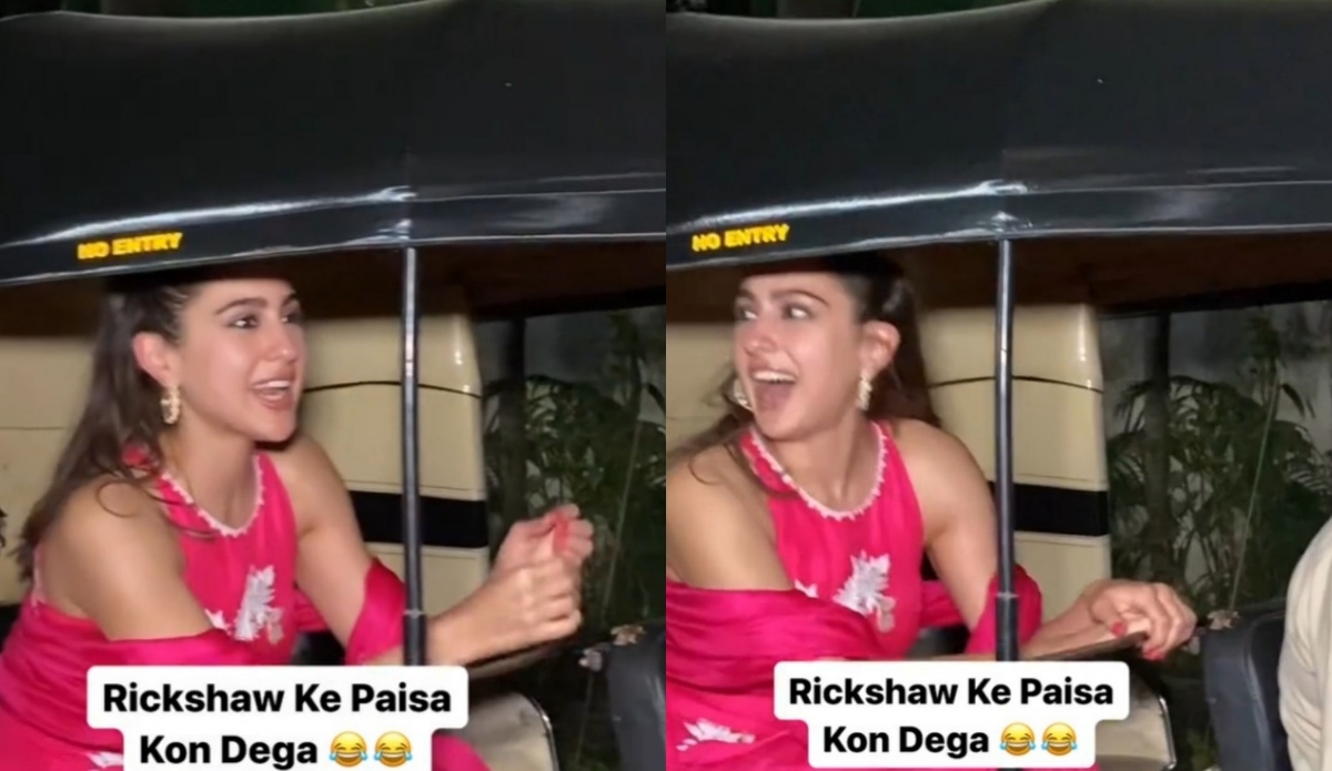 Sara Ali Khan Takes an Auto-Rickshaw Ride, Video Goes Viral - Auto Rickshaw, Fan, Paparazzi ...