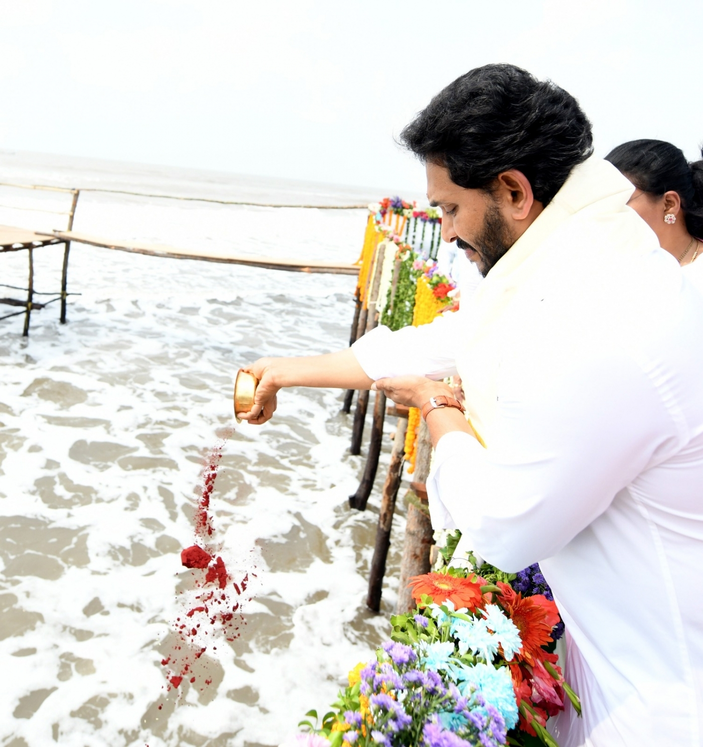 Andhra CM launches work on Machilipatnam Port - Andhra, Andhrapradesh ...