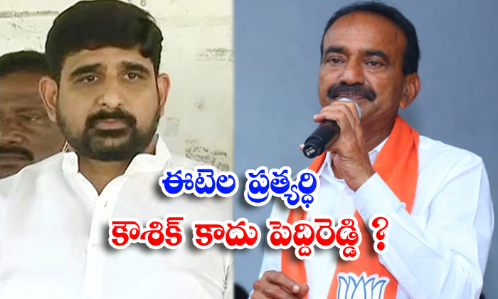 ఈటెల ప్రత్యర్ధి కౌశిక్ కాదు పెద్దిరెడ్డి | Etala Rajendar, Kaushik ...