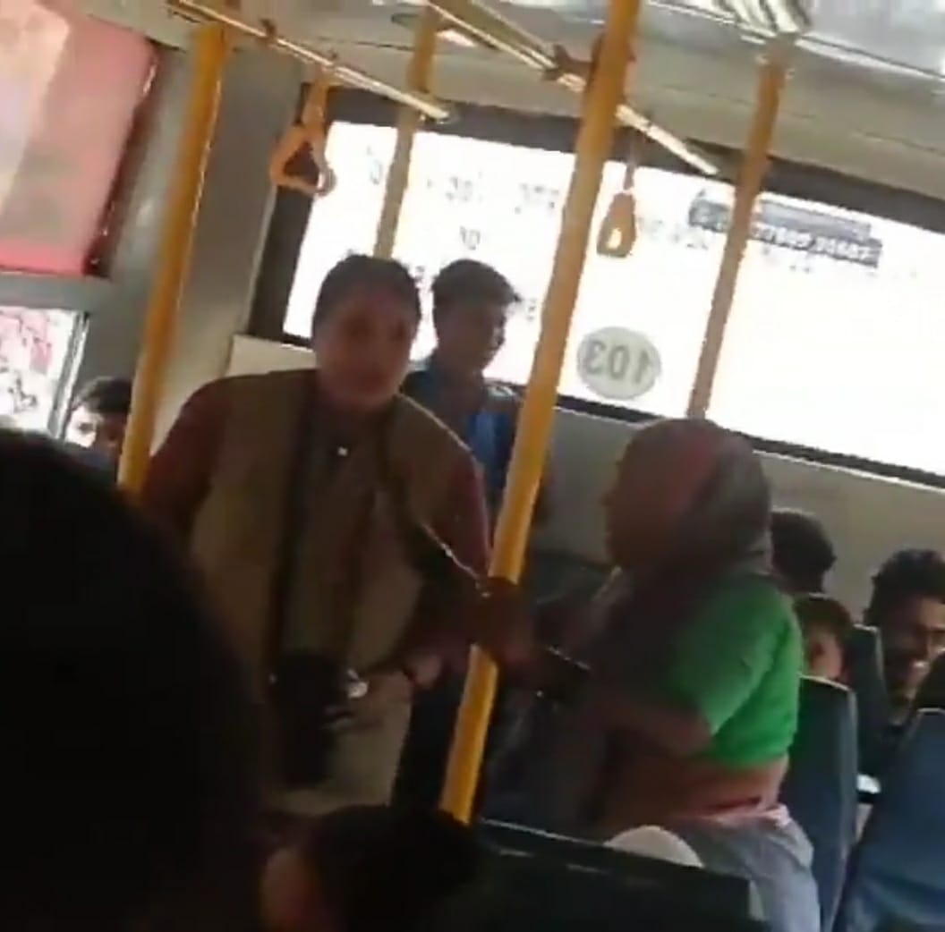 Conductor slaps old woman in Ktaka bus, video goes viral | Conductor Slaps Old Woman In K#8217 ...