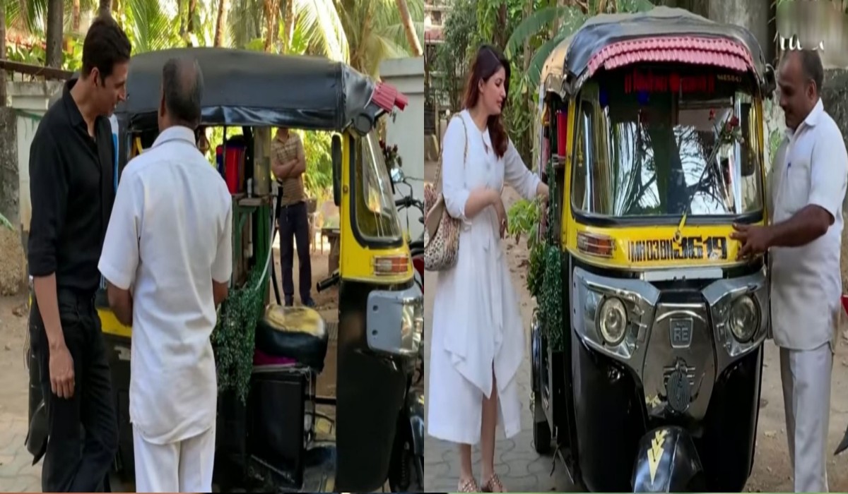 Mumbai Rickshaw Driver#8217;s Dream Come True: Akshay Kumar Surprises Him with a Heartwarming ...