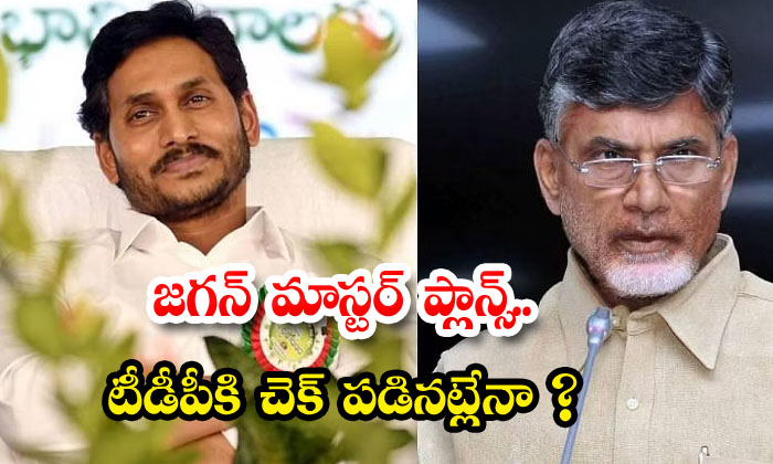 జగన్ మాస్టర్ ప్లాన్స్.. టీడీపీకి చెక్ పడినట్లేనా
