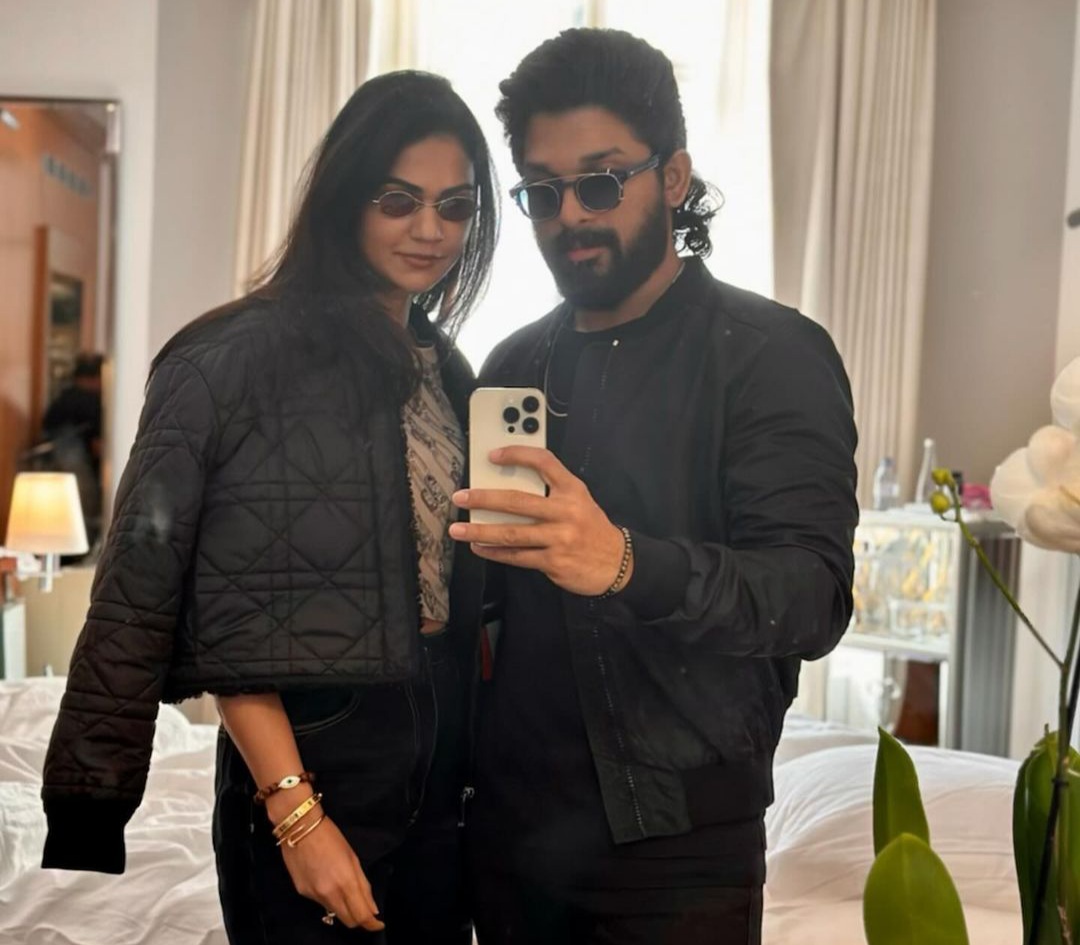 Sneha Reddy and Allu Arjun#8217;s Stylish Paris Vacation: Chic Mirror ...