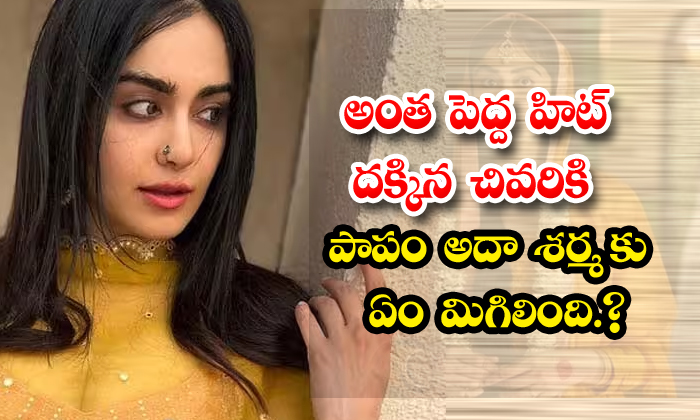 Ada Sharma : అంత పెద్ద హిట్ దక్కిన చివరికి పాపం అదా శర్మ కు ఏం మిగిలింది.