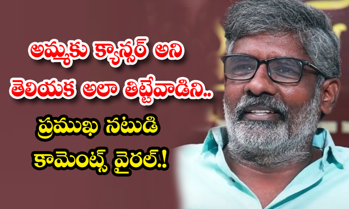 Actor Kittayya : అమ్మకు క్యాన్సర్ అని తెలియక అలా తిట్టేవాడిని.. ప్రముఖ ...